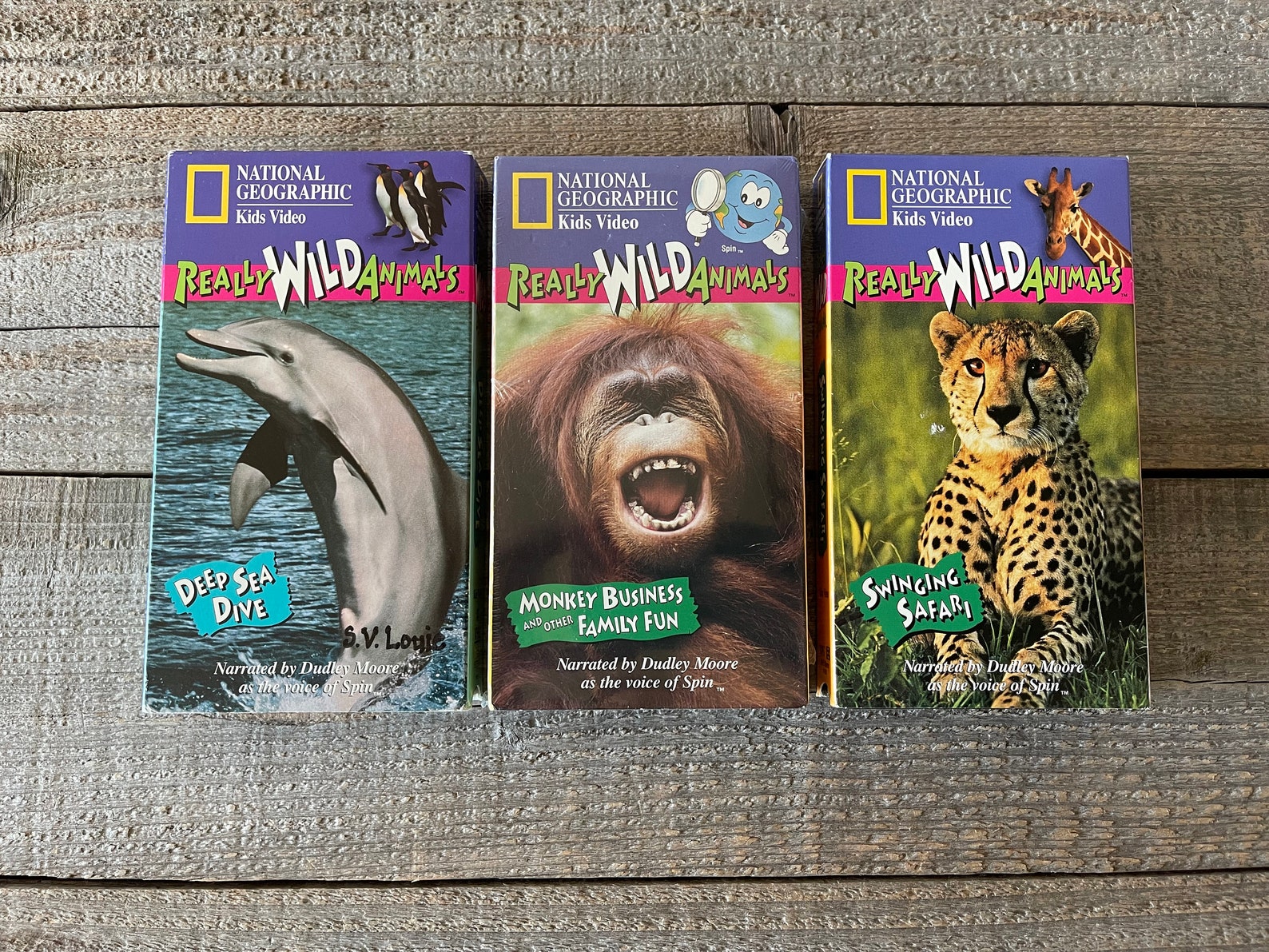 Really Wild Animals VHS Movies // National Geographic Kids Video ...