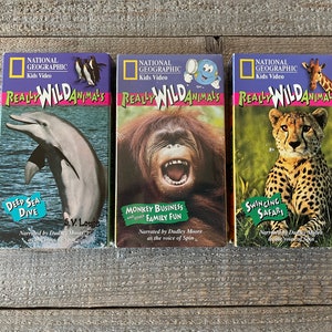 Really Wild Animals VHS Movies // Sold Individually // National ...