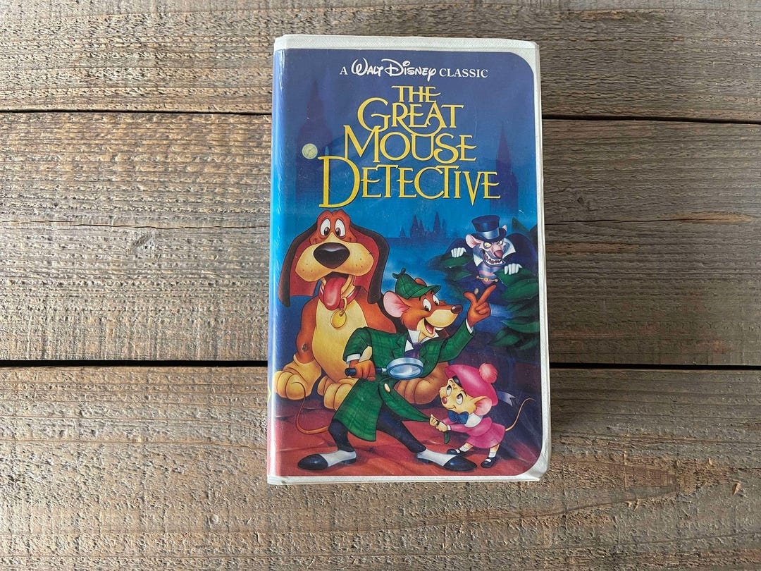 Walt Disney's the Great Mouse Detective VHS // Black Diamond - Etsy