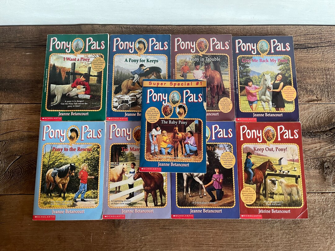 Pony Pals Books // You Choose // Vintage 1990's Horse Books // Jeanne ...