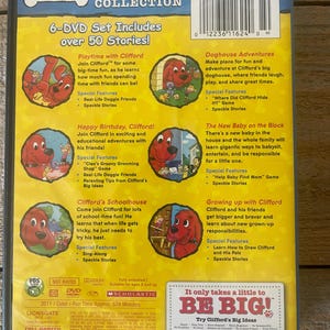 Clifford the Big Red Dog DVD Collection: 6-DVD Set - Etsy