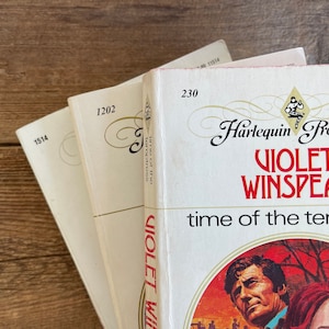 Vintage Harlequin Romance Novels // You Choose // White Covers - Etsy