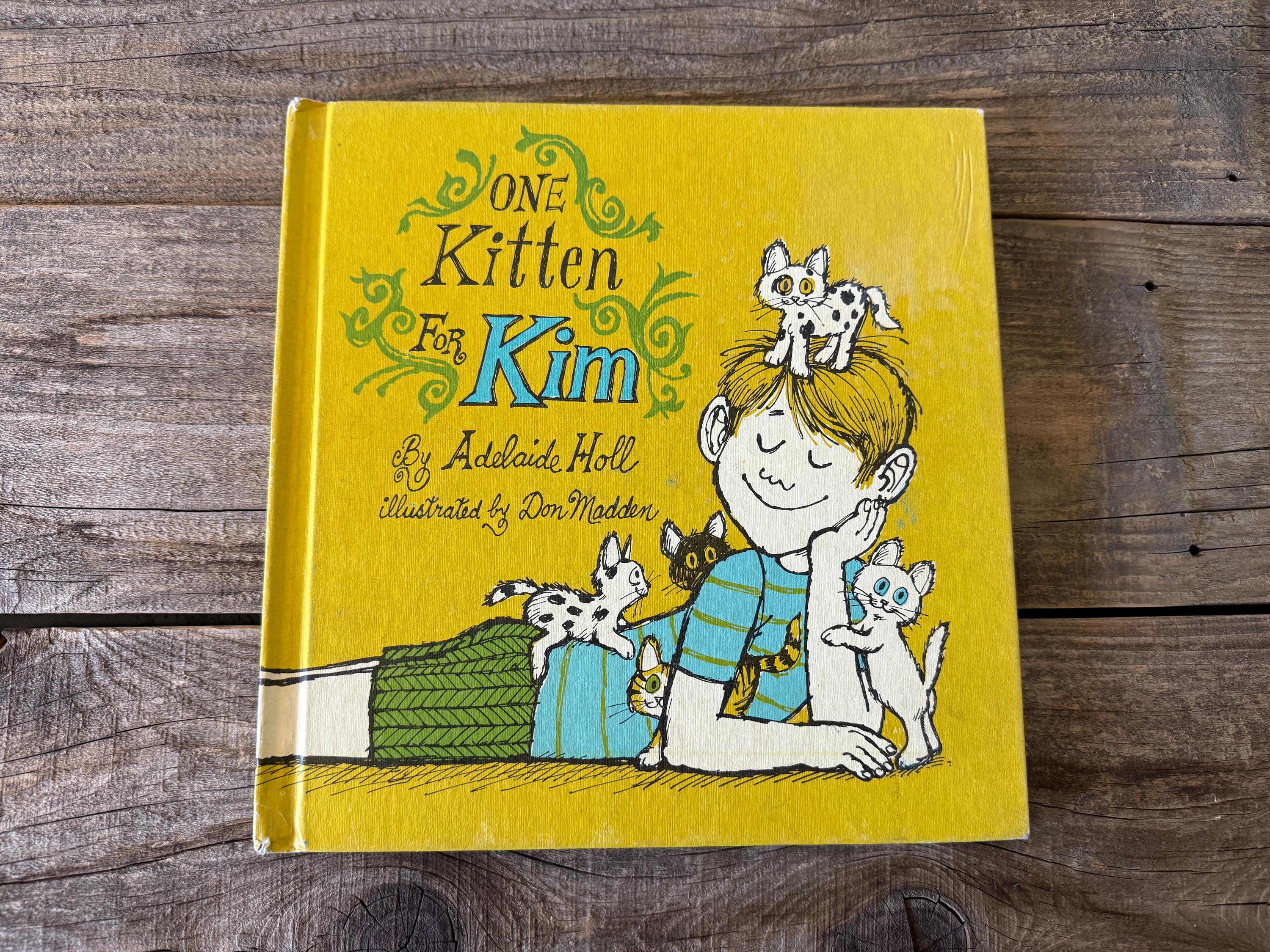 One Kitten for Kim // Adelaide Hall // 1969 Weekly Reader Book - Etsy