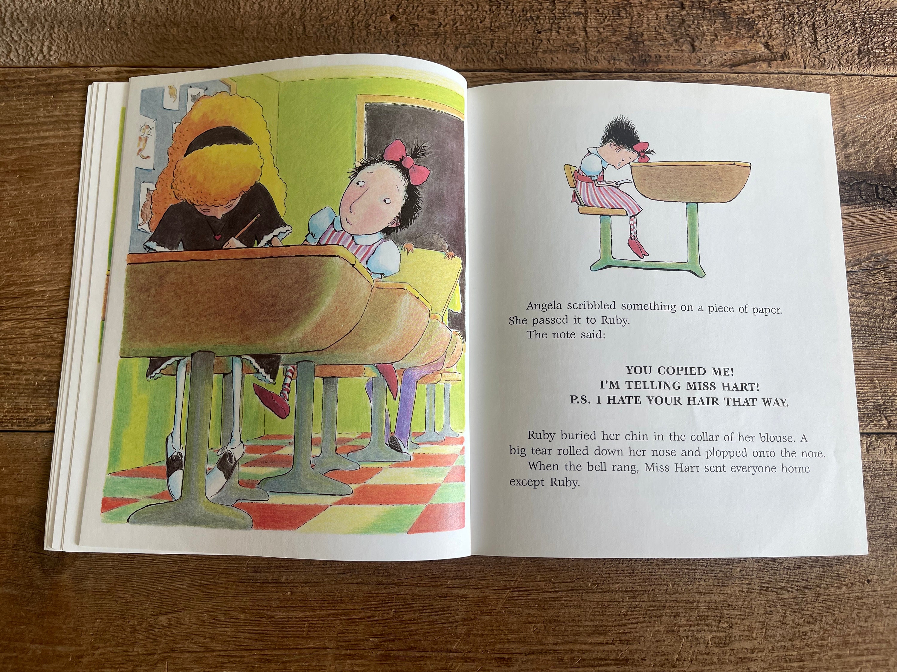 Ruby the Copycat // Peggy Rathmann // Vintage Scholastic Book - Etsy