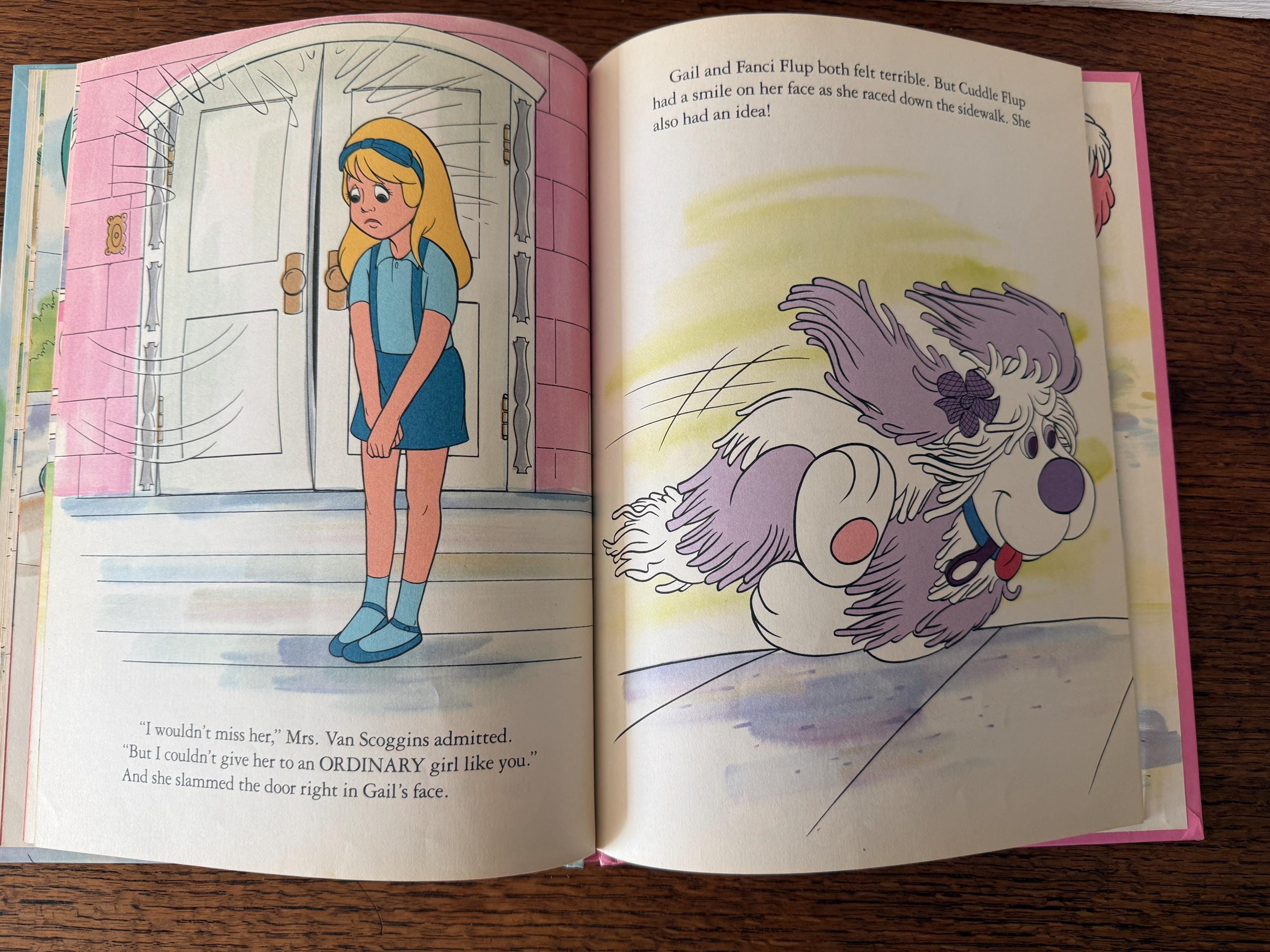 Disney's Fluppy Dogs Book, "home for a Fanci Flup" 1986 Golden Book - Etsy
