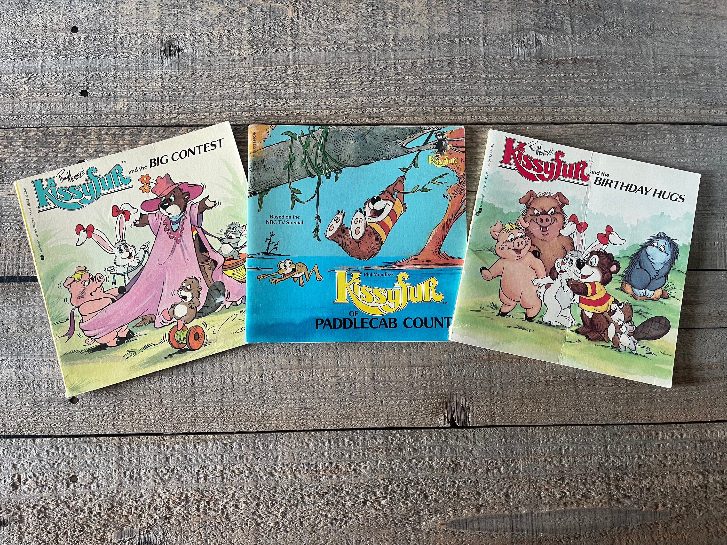 Vintage 1980's Kissyfur Books // Sold Individually // Big Contest ...