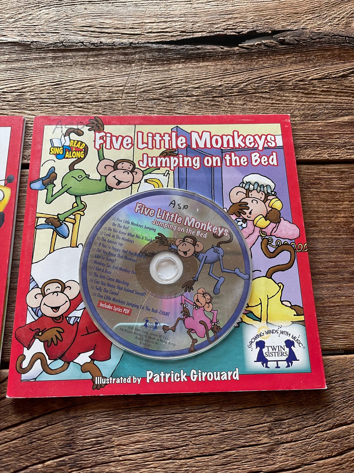 Read & Sing Along Books With CD // Five Little Monkeys and the - Etsy