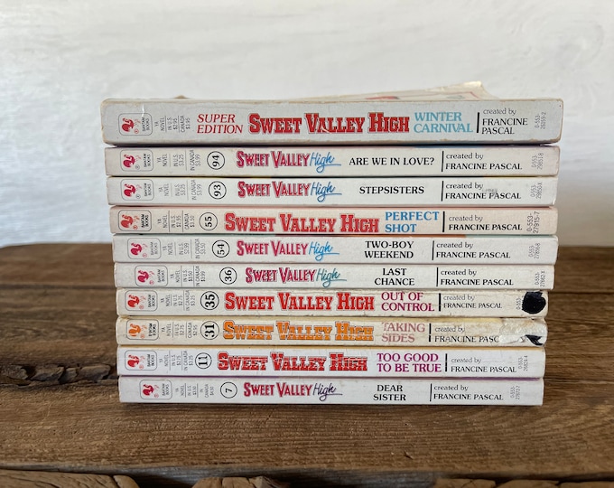Vintage Sweet Valley High Books // You Choose // Francine Pascal ...