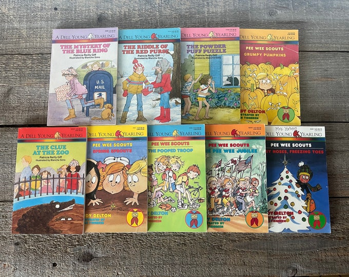 Pee Wee Scouts Books // You Choose // Judy Delton // Alan Tiegreen ...