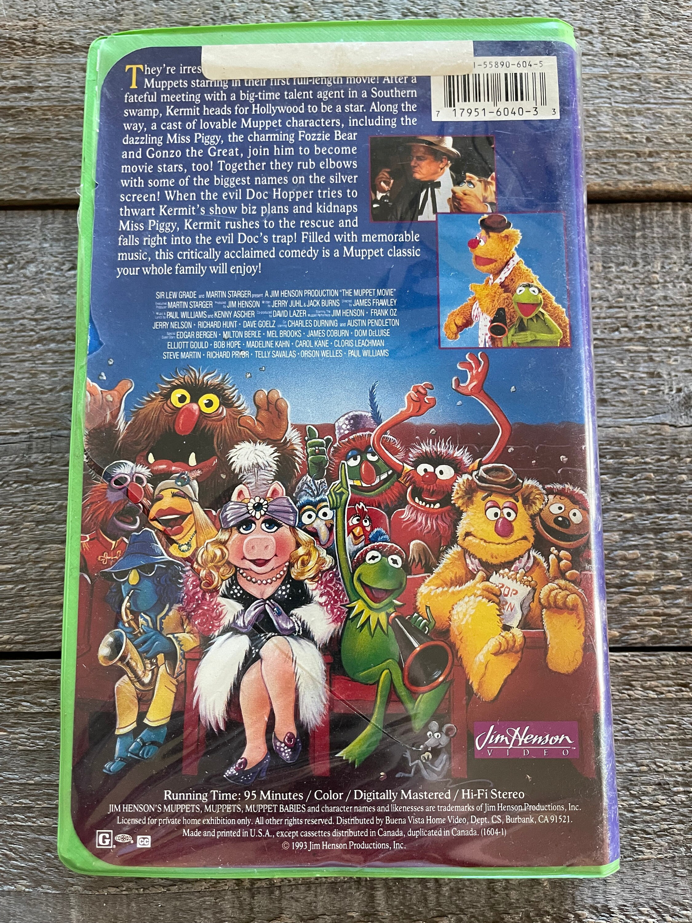 The Muppet Movie VHS // Jim Henson Video // 1993 - Etsy