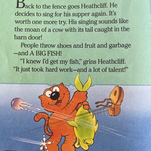 Vintage 1980s Heathcliff Books: You Choose! - Etsy