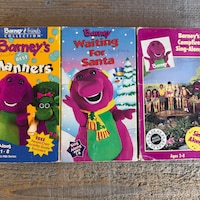 Vintage Sesame Street and Barney VHS Lot Elmo Elmos World 90s Preschool ...