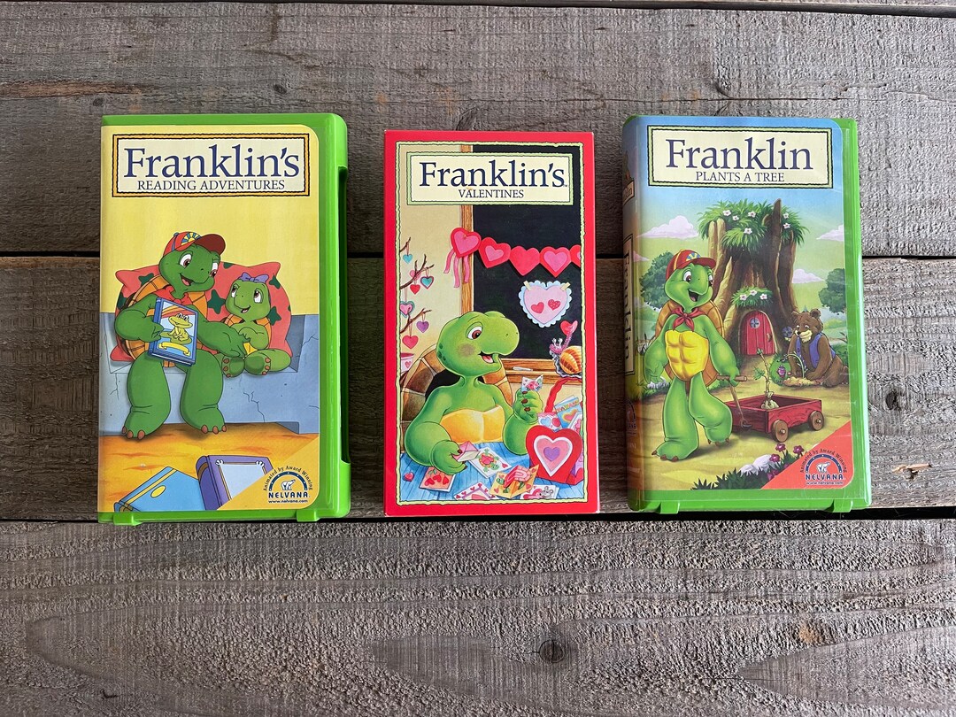 Franklin VHS Movies // You Choose // Reading Adventures, Plants a Tree ...