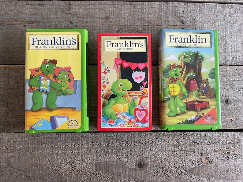 Franklin VHS Movies // You Choose // Reading Adventures, Plants a Tree ...