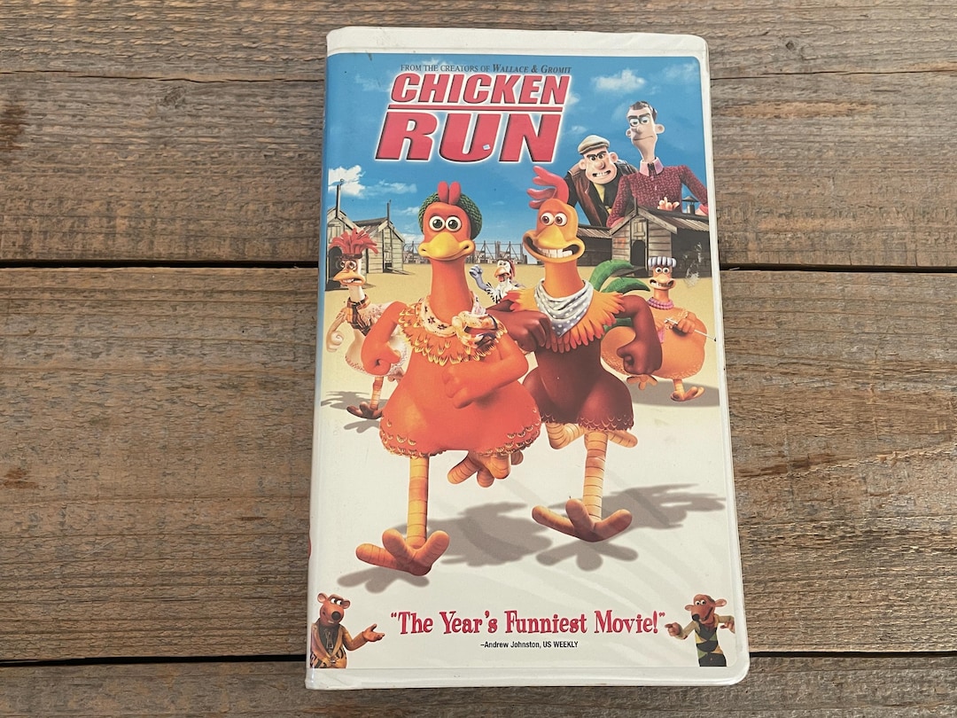 Chicken Run VHS Movie // 2000 Dreamworks // Rated G // Kids & Family Movie - Etsy