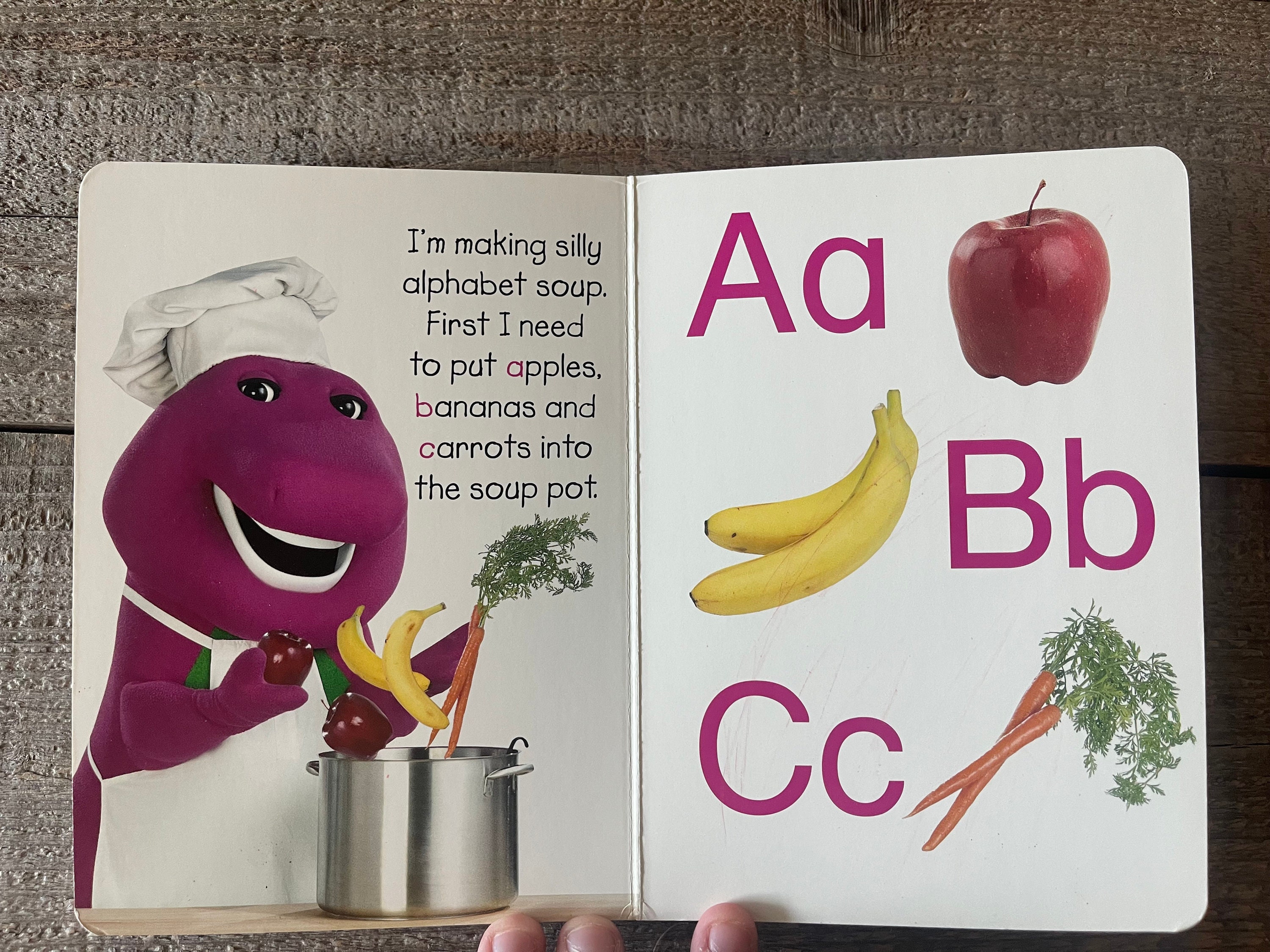 Vintage Barney Books // You Choose // Alphabet Soup Baby - Etsy