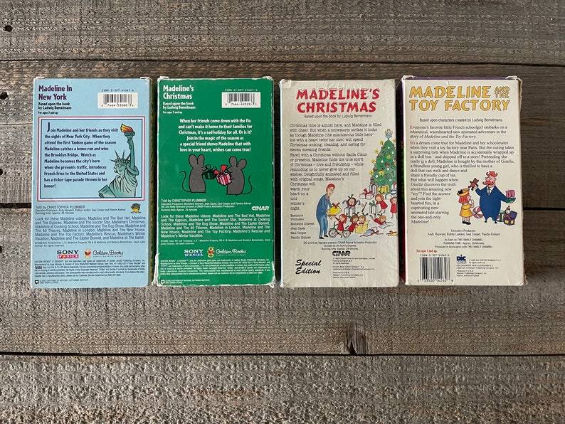 Madeline VHS Movies // You Choose // 1990's // Based on - Etsy