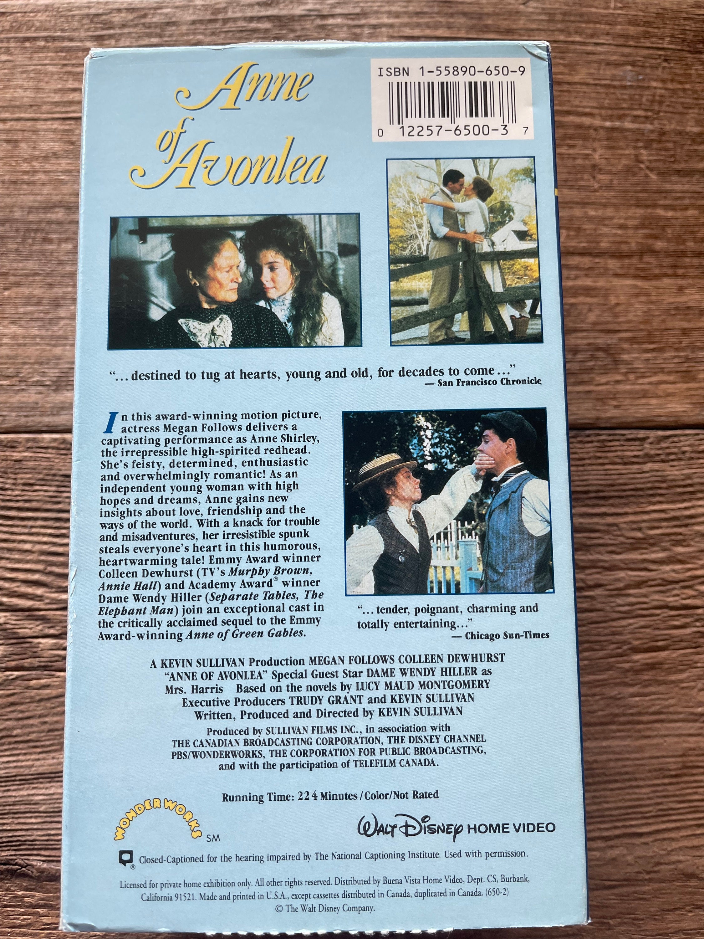 Anne of Green Gables & Anne of Avonlea VHS Movie Sets // Walt - Etsy