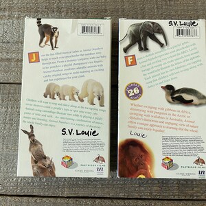 Animal Alphabet & Animal Numbers // Vintage VHS Learning Movies // Time ...