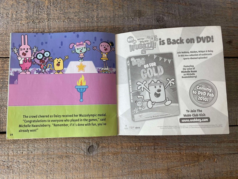 Wow! Wow! Wubbzy! "the Wuzzolympics" Nick Jr. Book - Etsy