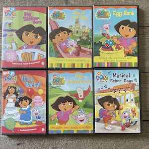 Dora the Explorer Dvds // Sold Individually // 2000's Nick Jr Kids Show ...