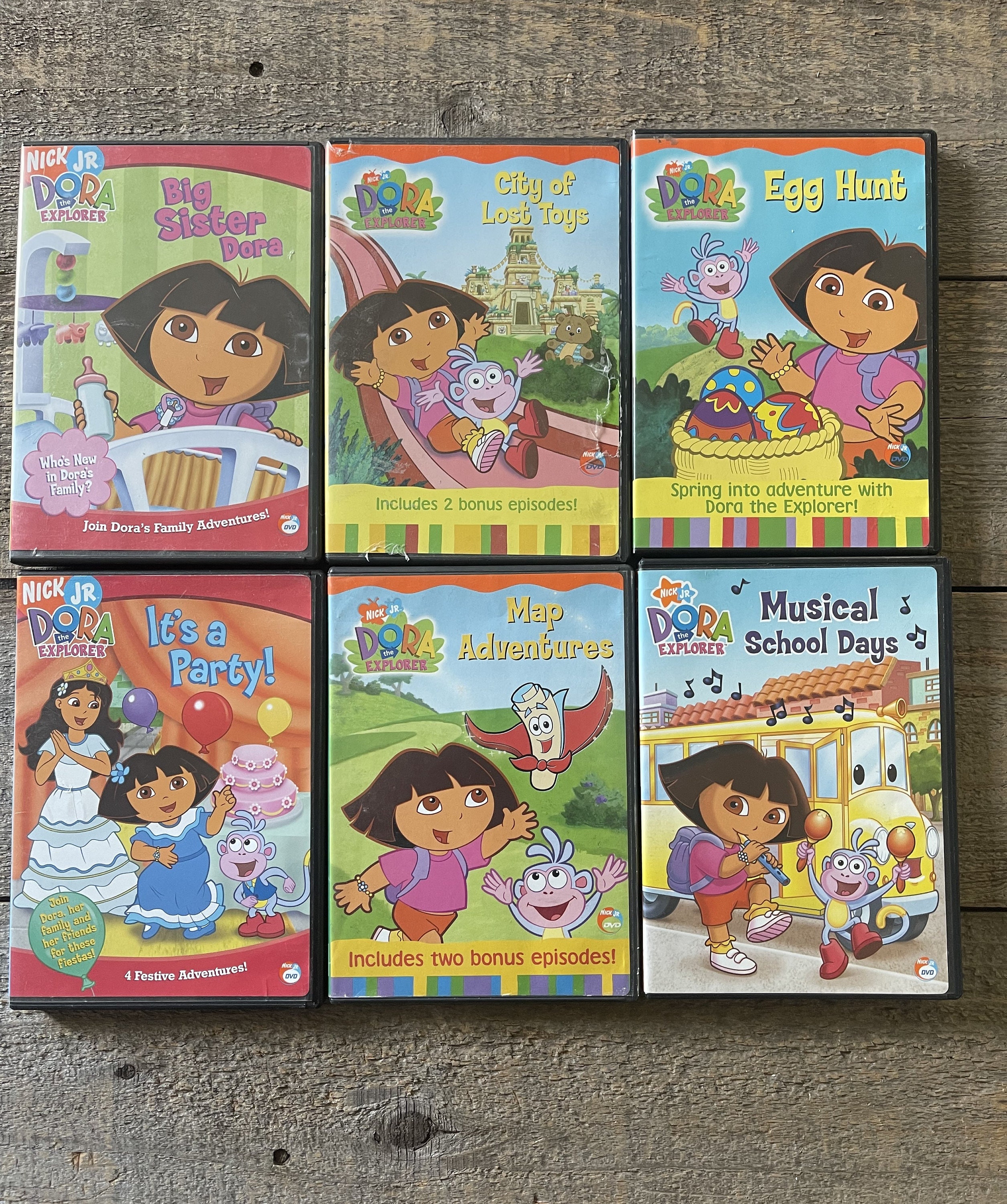 Dora The Explorer 4 Dvds
