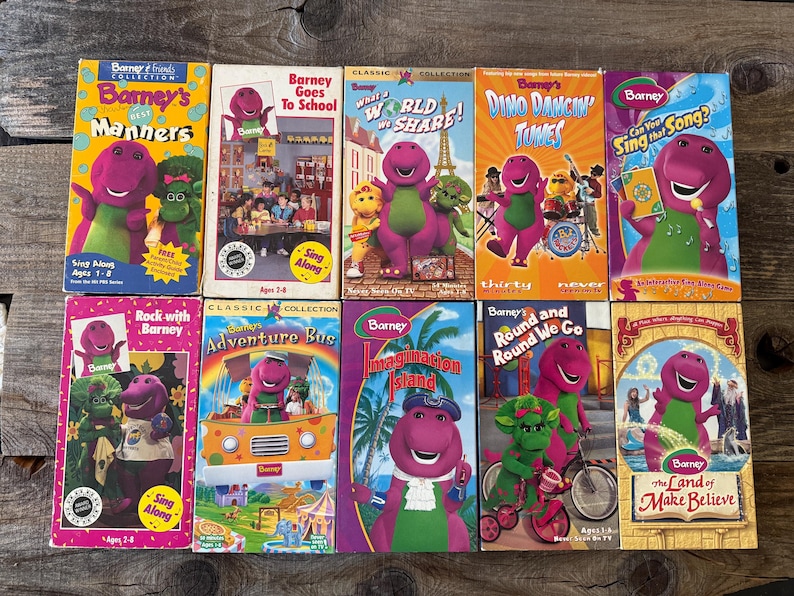 Vintage Barney VHS Movies // Sold Individually - Etsy Canada