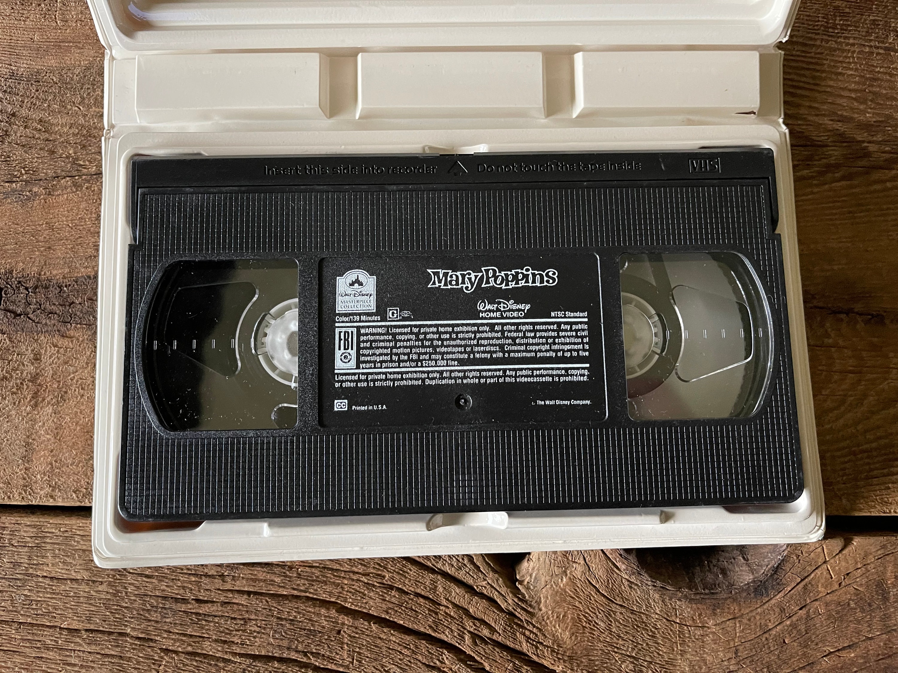 Vintage Mary Poppins Masterpiece Collection VHS Movie 1998 Walt Disney ...