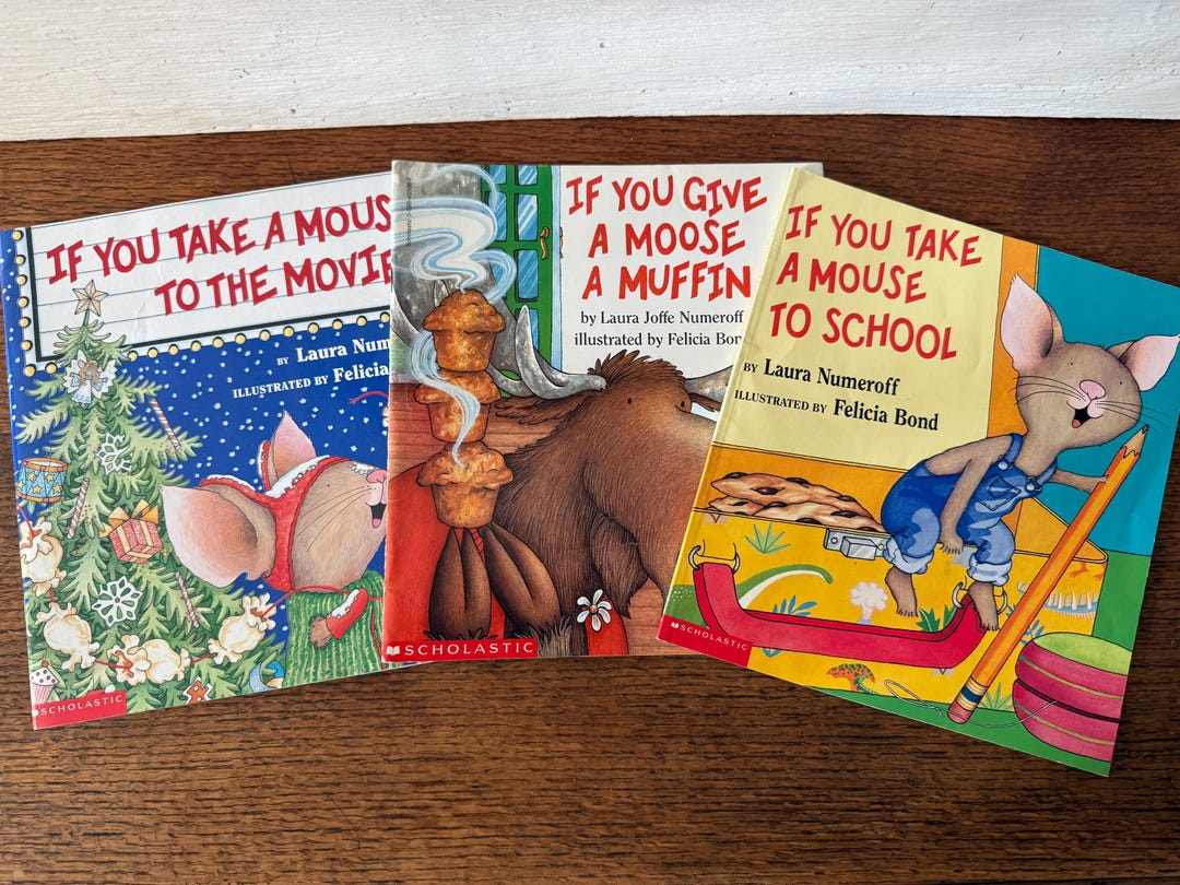 Laura Numeroff Books // "if You Give/take A..." // Softcover Books ...