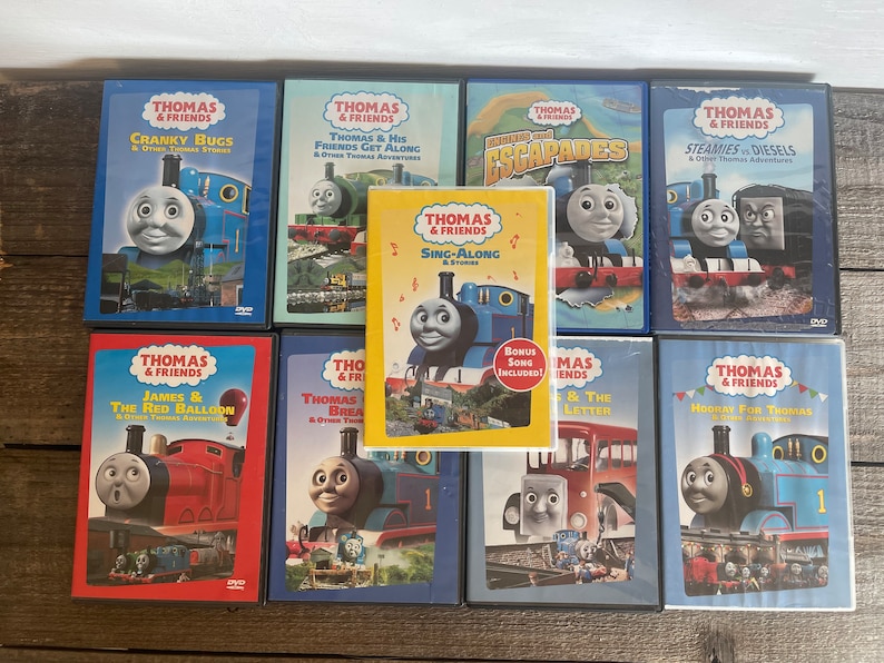 Thomas & Friends Dvds // You Choose // Thomas the Train Engine - Etsy