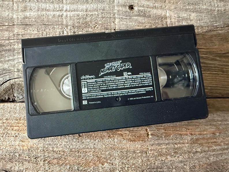 The Great Muppet Caper VHS // Jim Henson Video // 1993 - Etsy