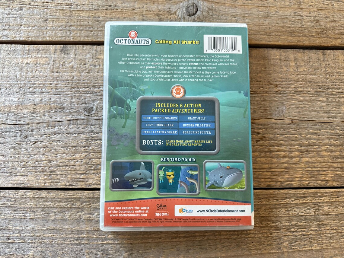 Octonauts DVD // Calling All Sharks! // Nick Jr Kids Show - Etsy Canada