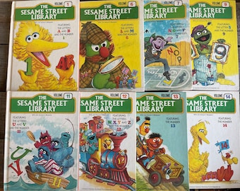 Complete Set Vintage Sesame Library Street Books, Volume 1 to 15 ...