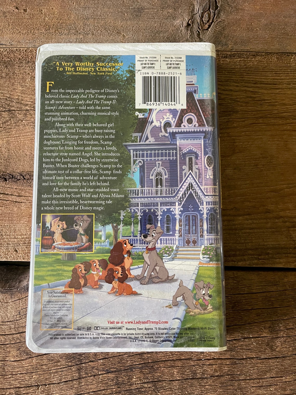 Vintage Lady and the Tramp VHS Movies - Etsy