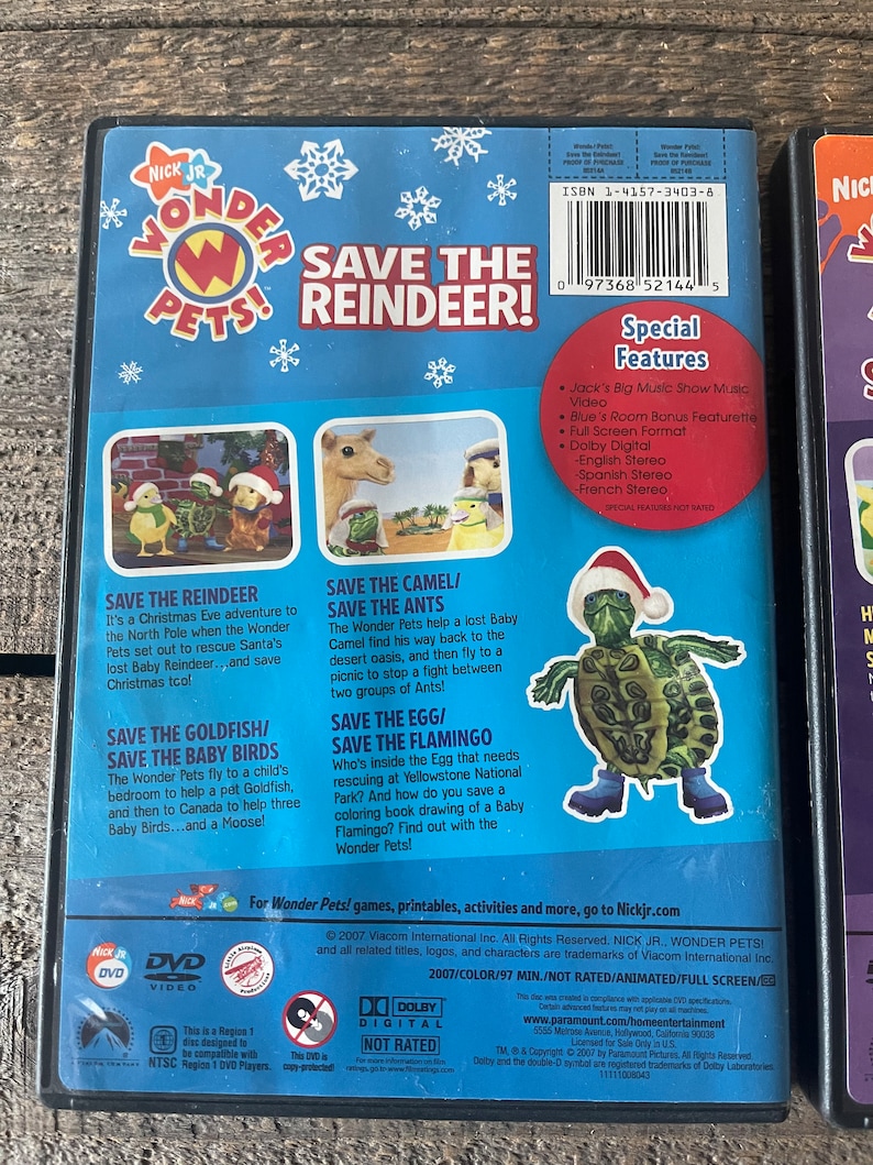 Wonder Pets Dvds // You Choose // Save the Nursery Rhyme or Save the ...