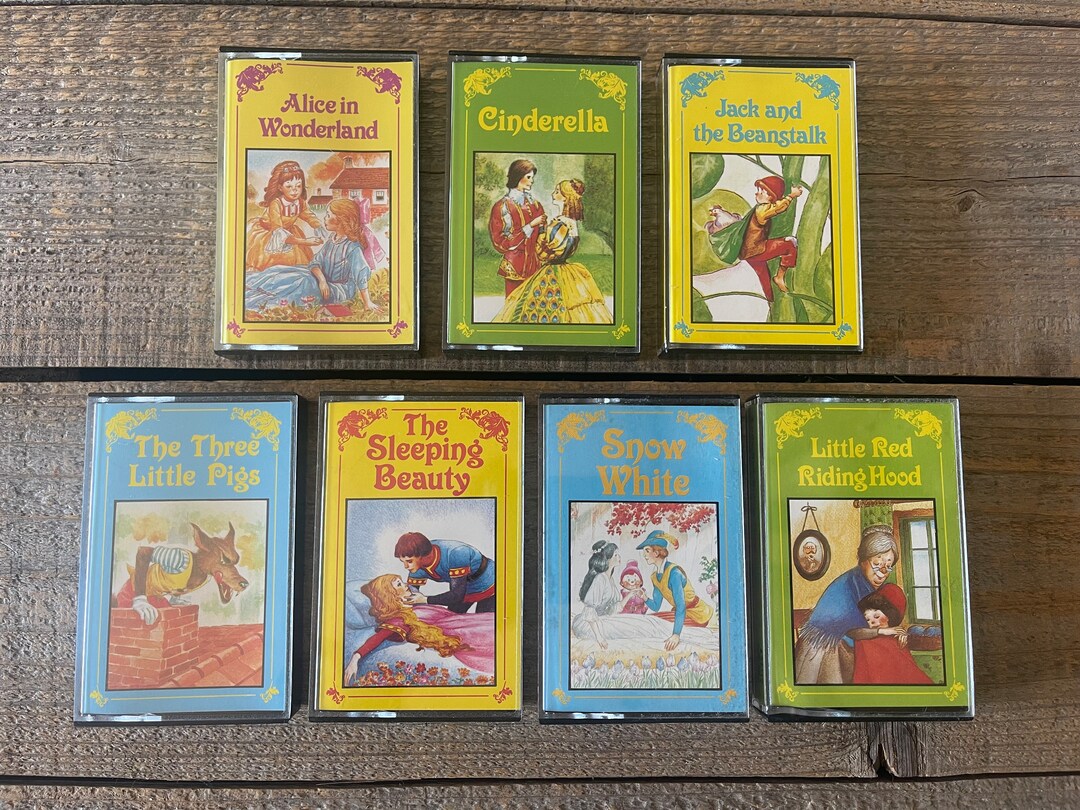 Vintage Classic Fairy Tale Read-along Cassettes // Wishing Well Books ...