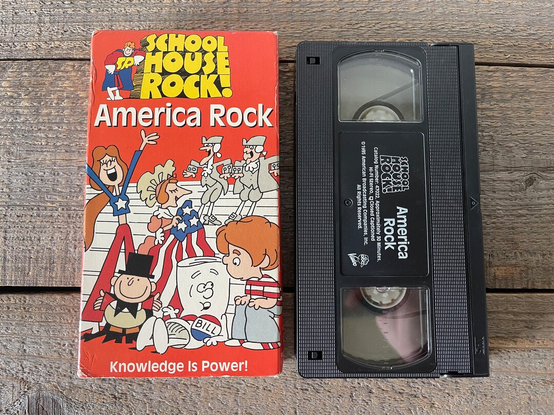 School House Rock America Rock VHS Movie // ABC Video 1995 // Knowledge ...
