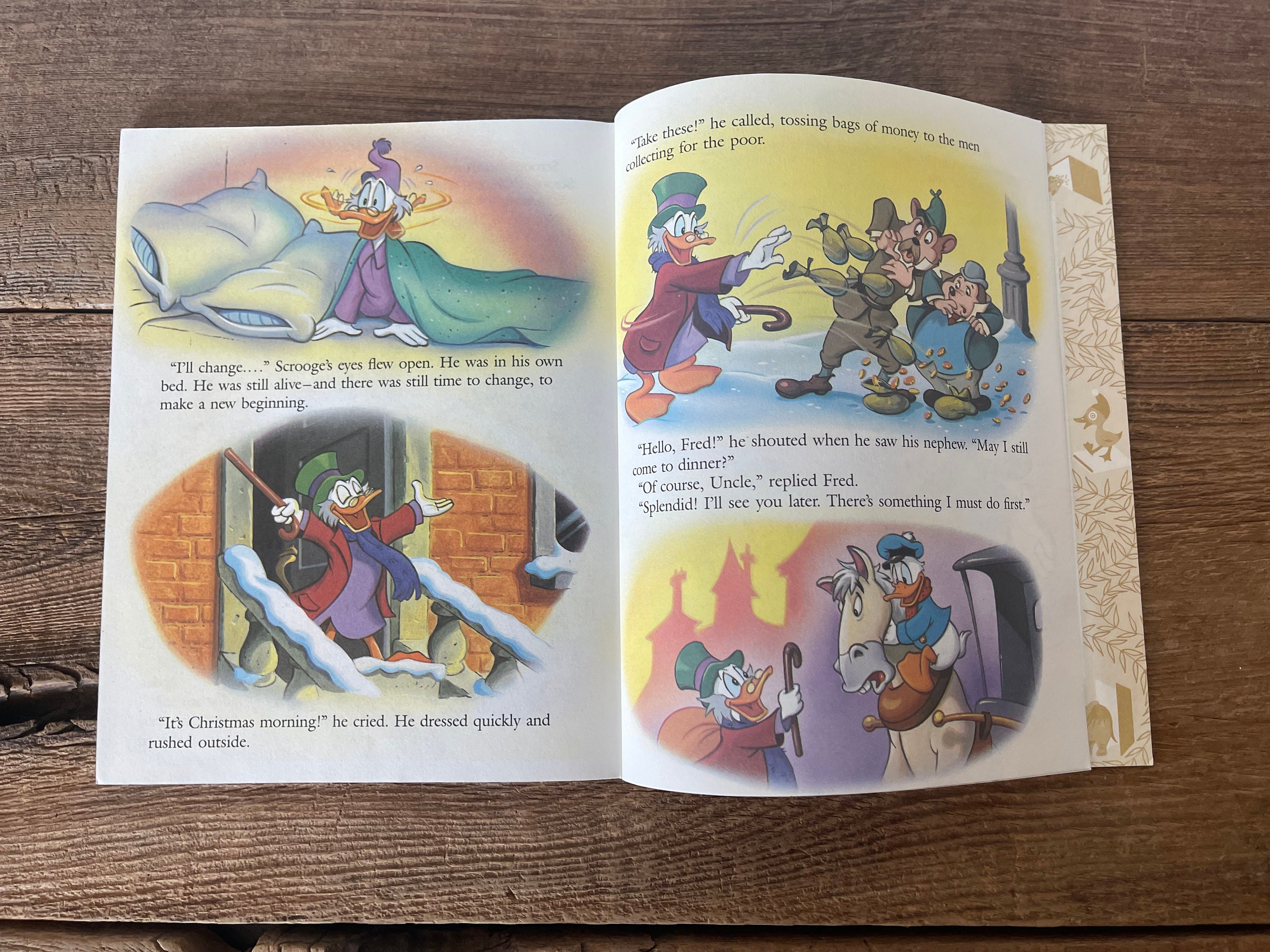 Mickey's Christmas Carol // Little Golden Book // 1983 - Etsy