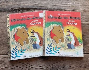 Pooh Meets Gopher - Etsy