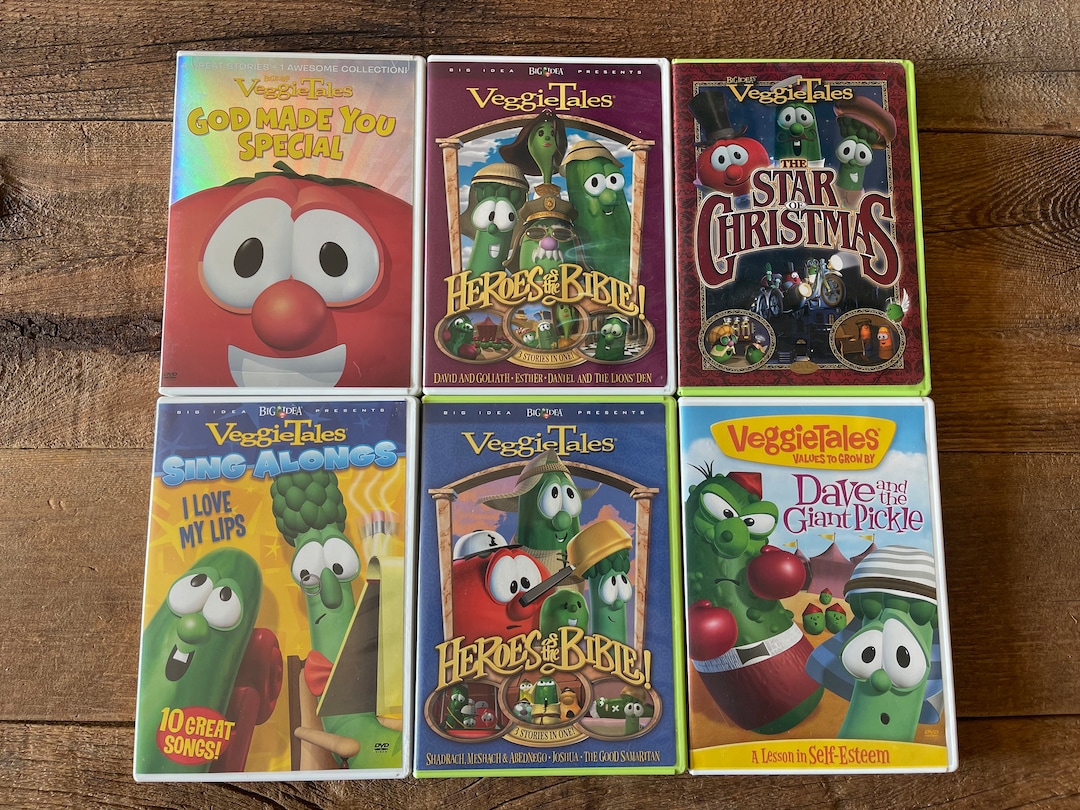 Veggie Tales Dvds // Sold Individually // Christian Values Dvds // Bob ...