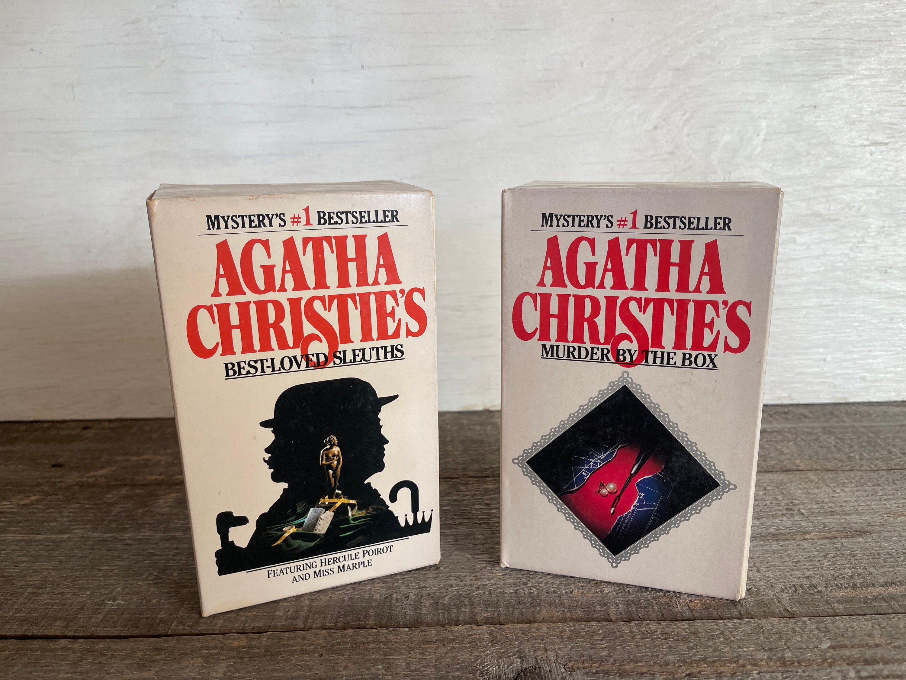Vintage Agatha Christie Box Sets // best-loved - Etsy