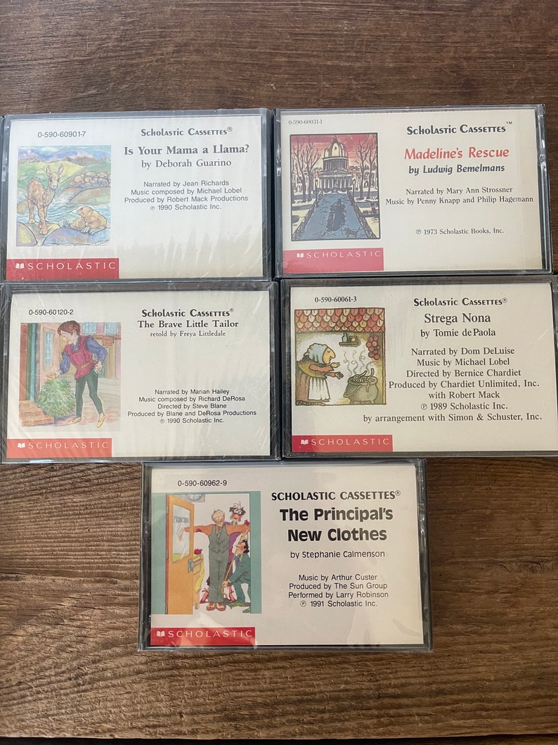 Vintage Scholastic Cassettes: Children's Read Along Tape - Etsy