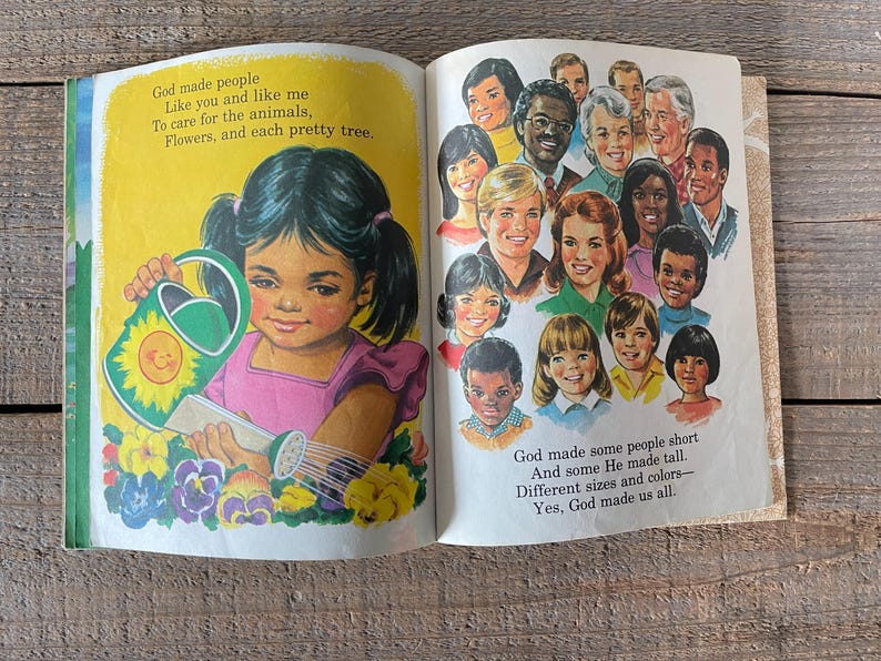 God Made Everything: 1982 Children's Religious Happy Day Book - Etsy