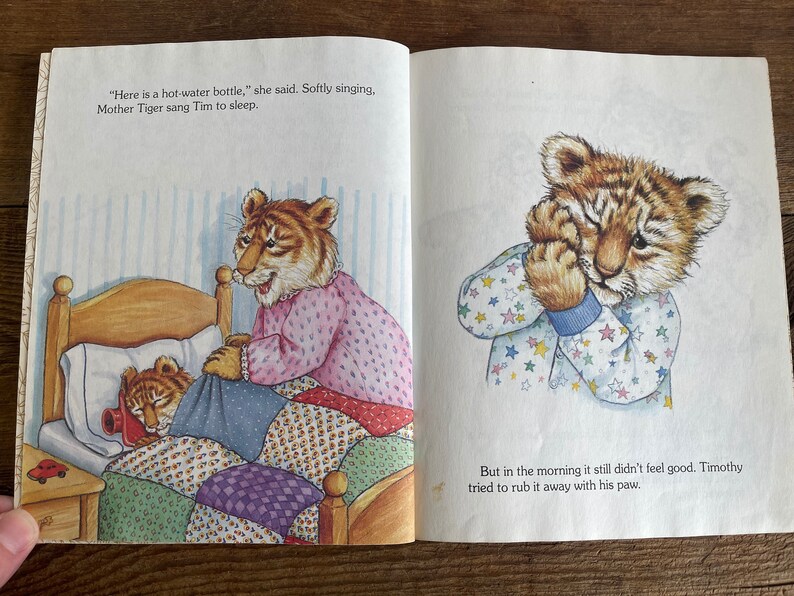 Timothy Tiger's Terrible Toothache // A Little Golden Book - Etsy
