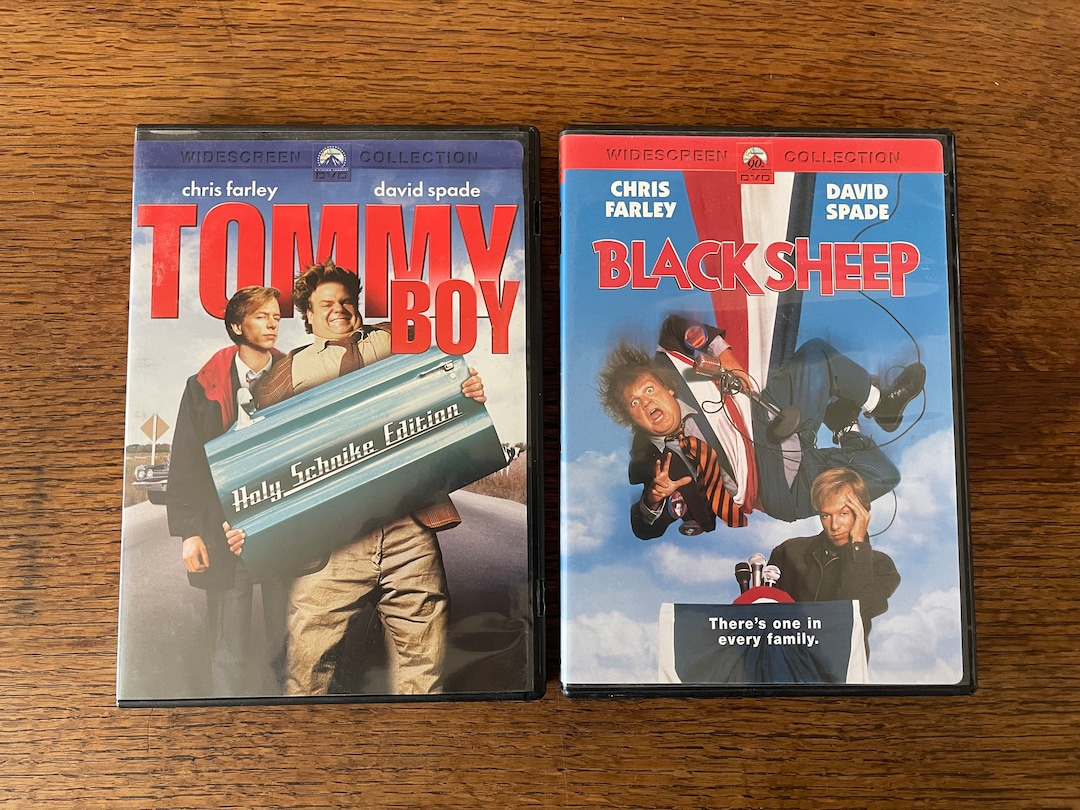 Tommy Boy & Black Sheep Dvds // Set of 2 // Chris Farley, David Spade ...