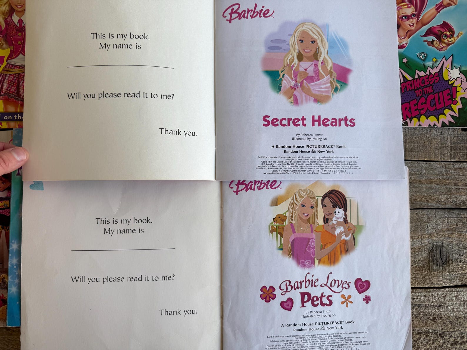 Barbie Books- Sold Individually- Princess Charm School, Mermaid Tale ...