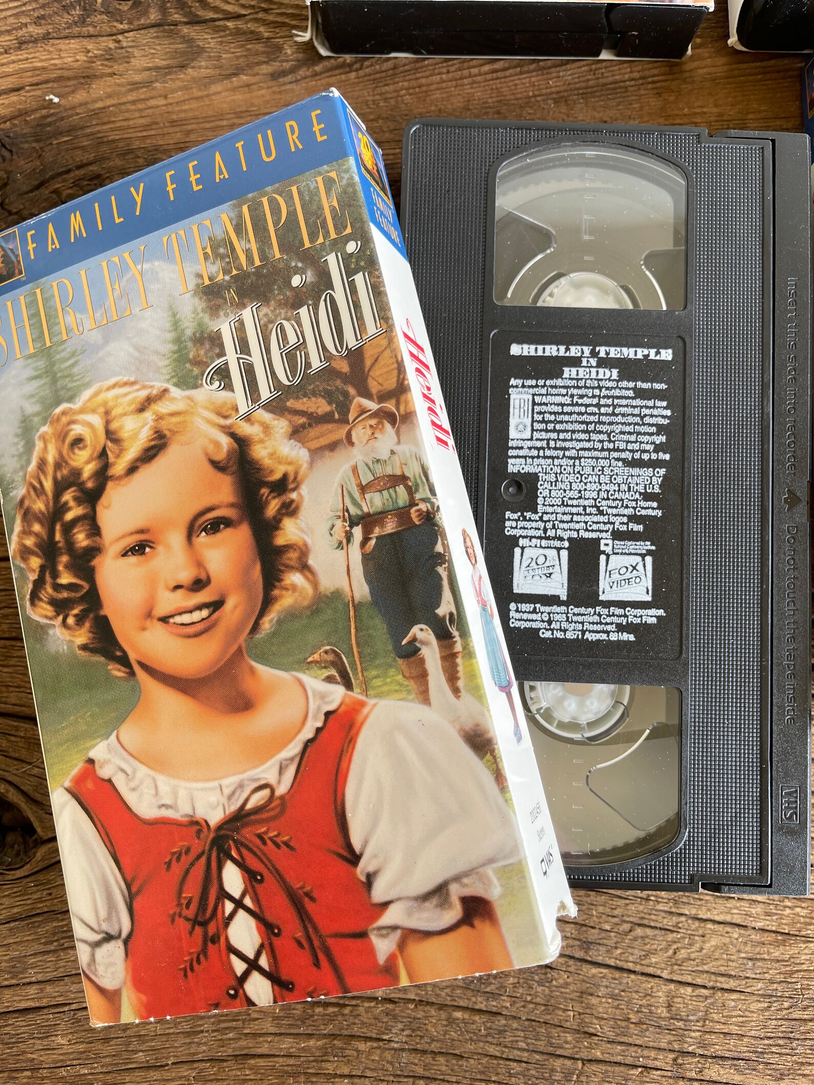 Vintage Shirley Temple VHS Tape // Sold Individually // Colorized ...
