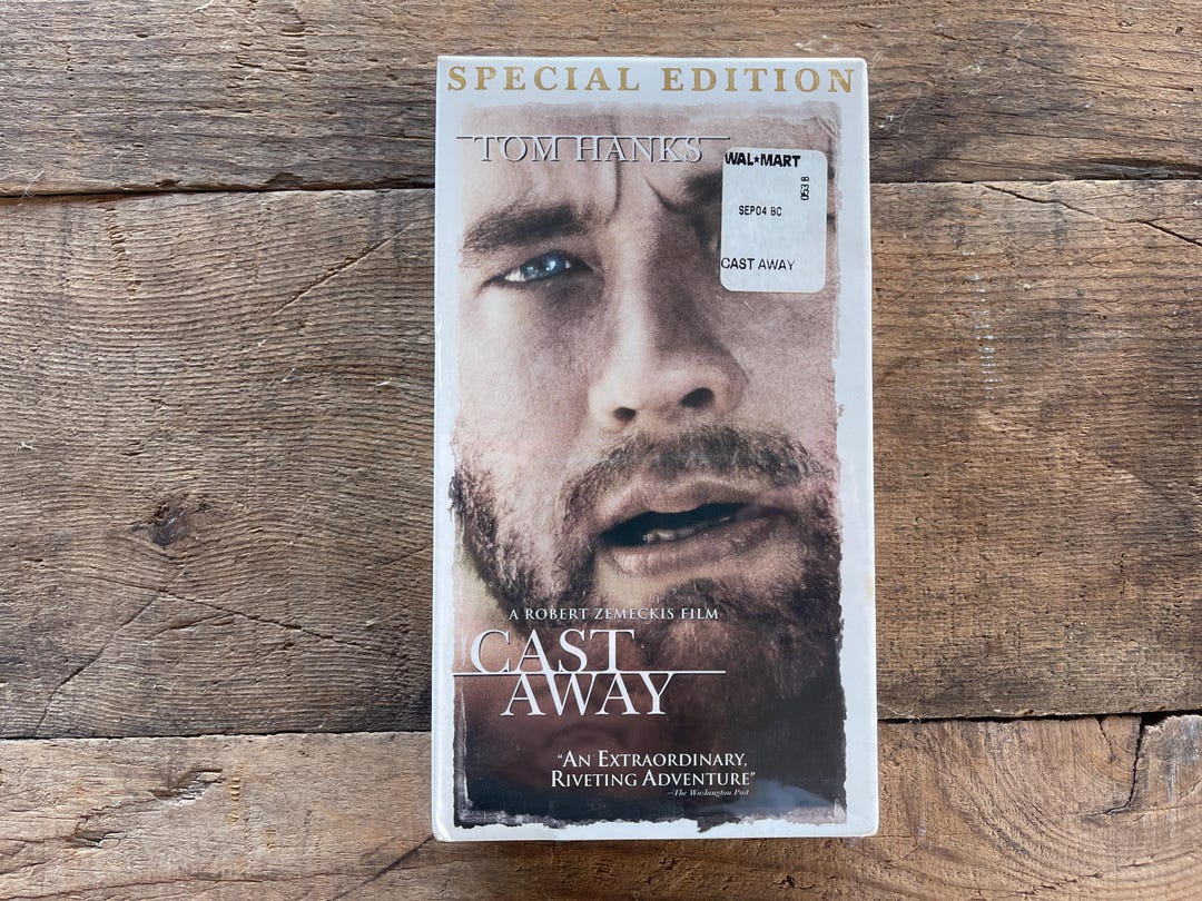Cast Away Special Edition NEW Unopened VHS Movie // 2000 Action ...