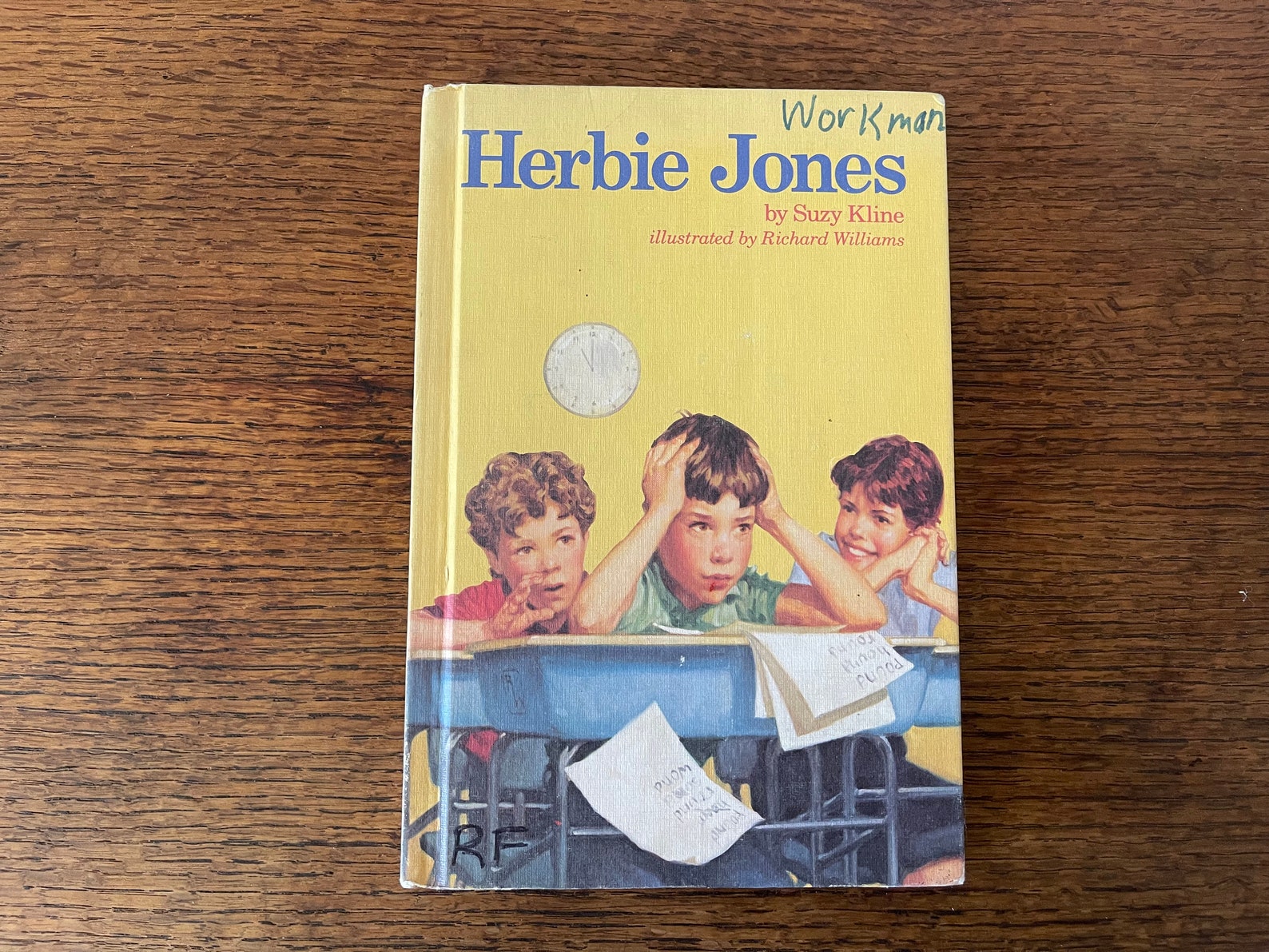 Herbie Jones // Suzy Kline // 1980's Hardcover Weekly Reader Book - Etsy