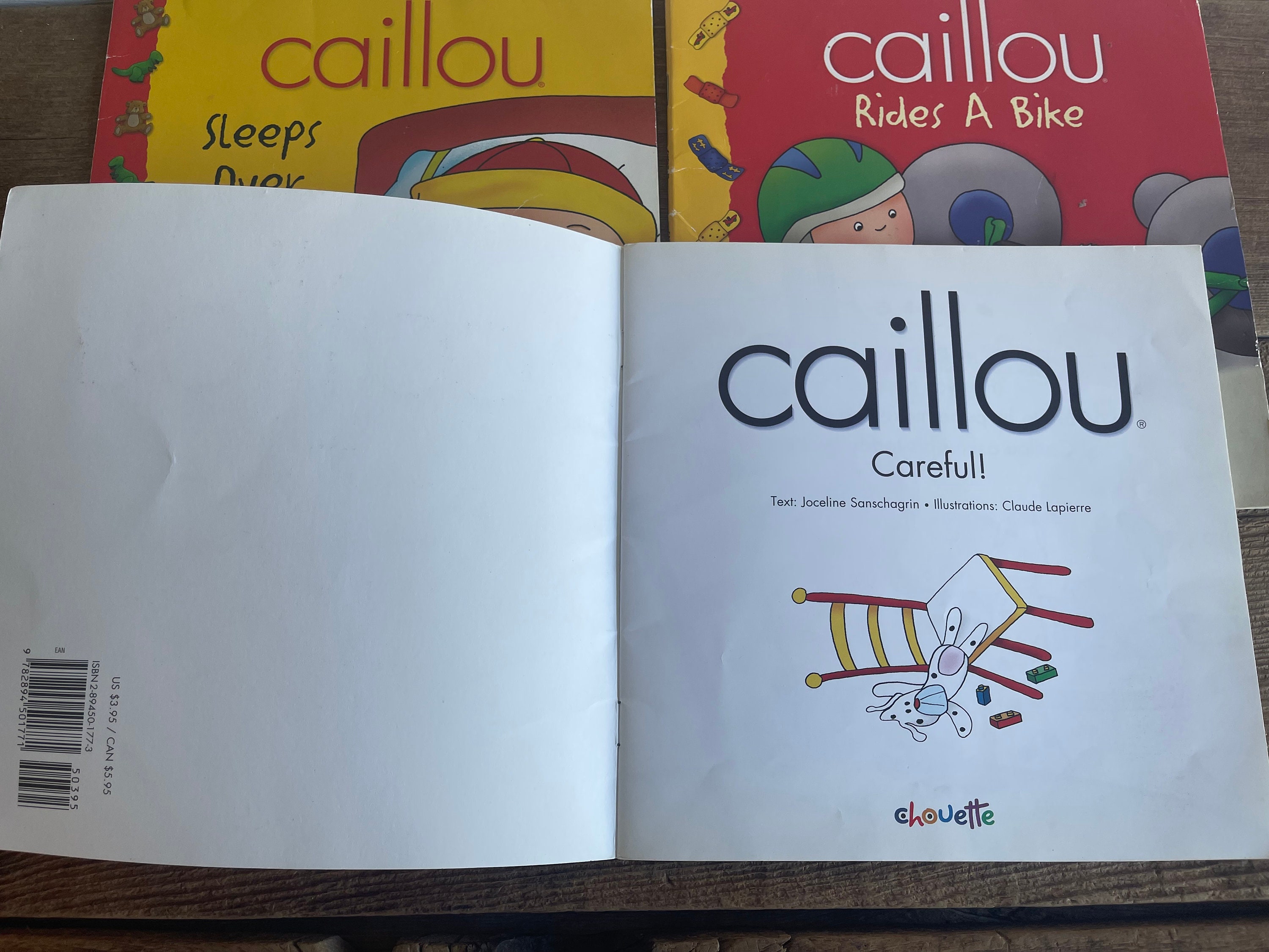 Caillou Books -sold Individually- 2000's PBS Kids - Etsy Australia